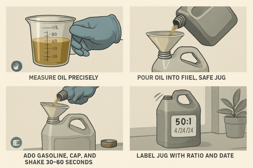 How to Mix 2 Stroke Gas for Your Dirt Bike