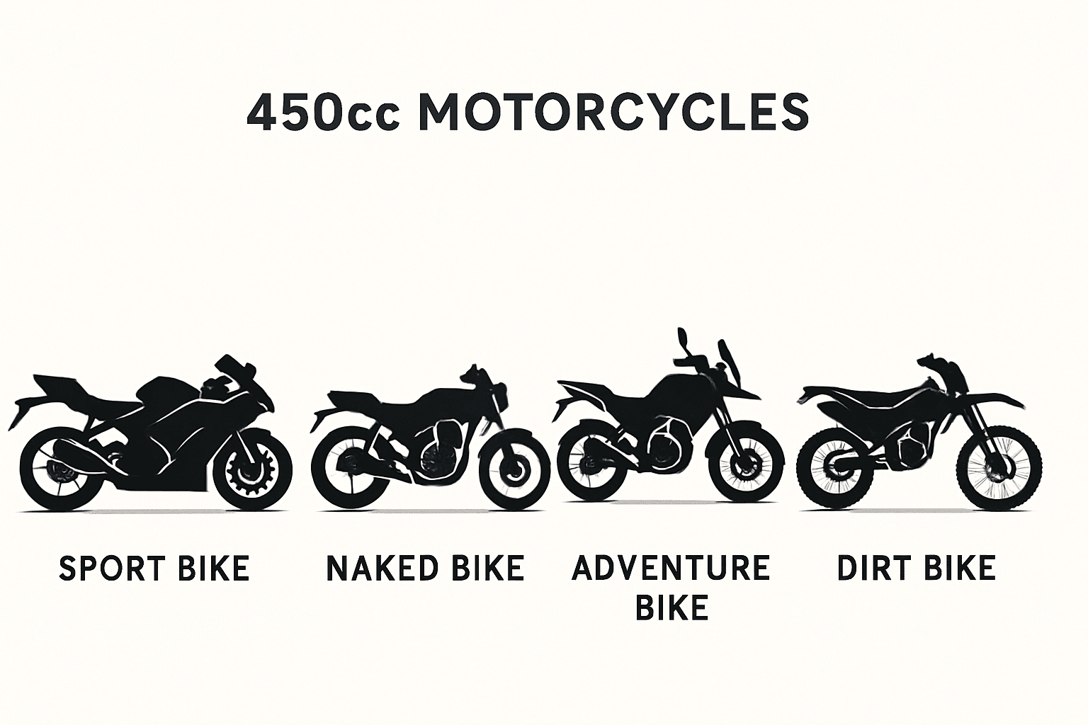 À quelle vitesse roule une moto de 450 cm3